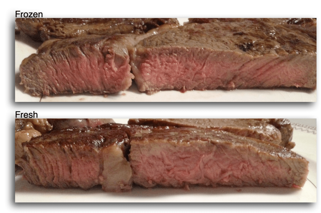 Frozen vs. Fresh Rib-eye Steak | Doing Science To Stuff